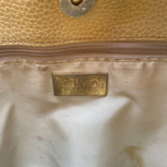 Desmo | Bags | Vintage Desmo Leather Purse With Gold Grommet Details ...